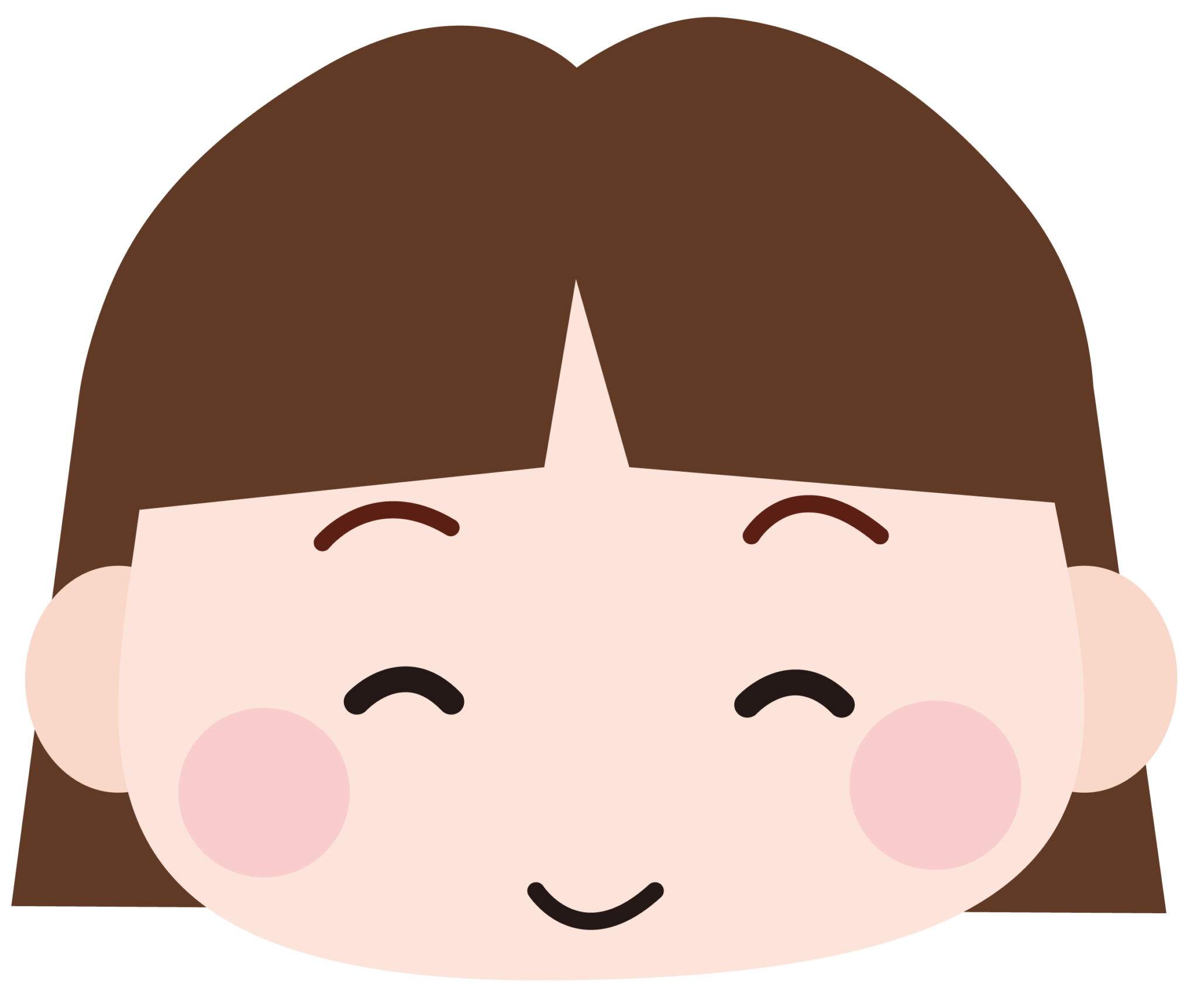 女の子(顔) - イラストのフリー素材集 ピクサイ